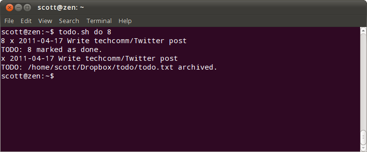 Take Your To Do List to the Command Line | Techerator