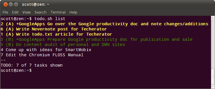Take Your To Do List to the Command Line | Techerator