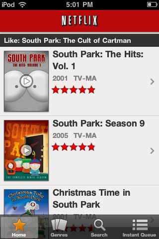 Review: Netflix for iPhone and iPod Touch | Techerator