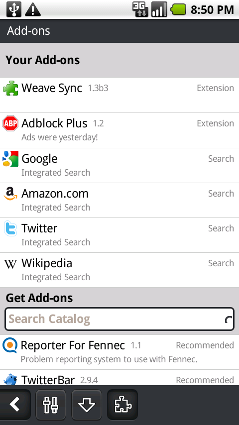 First Look: Fennec (aka Firefox Mobile) for Android | Techerator