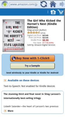 Amazon Releases Kindle for Android App | Techerator