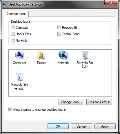 How To Remove The Windows 7 Recycle Bin Icon | Techerator